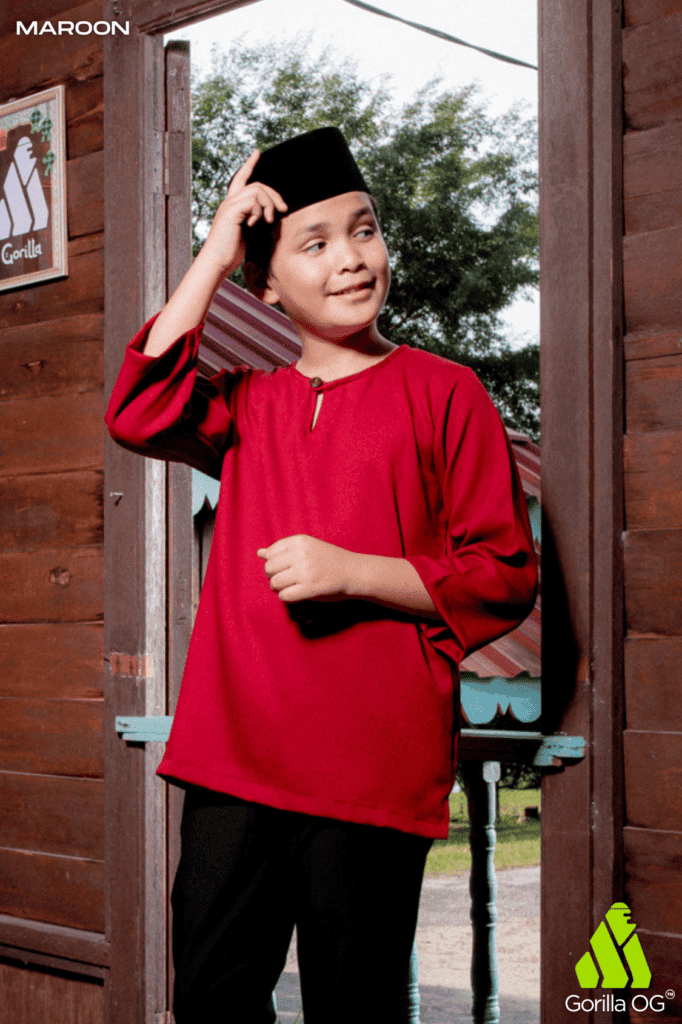 Maroon for Kids - Kurta Gorilla HQ